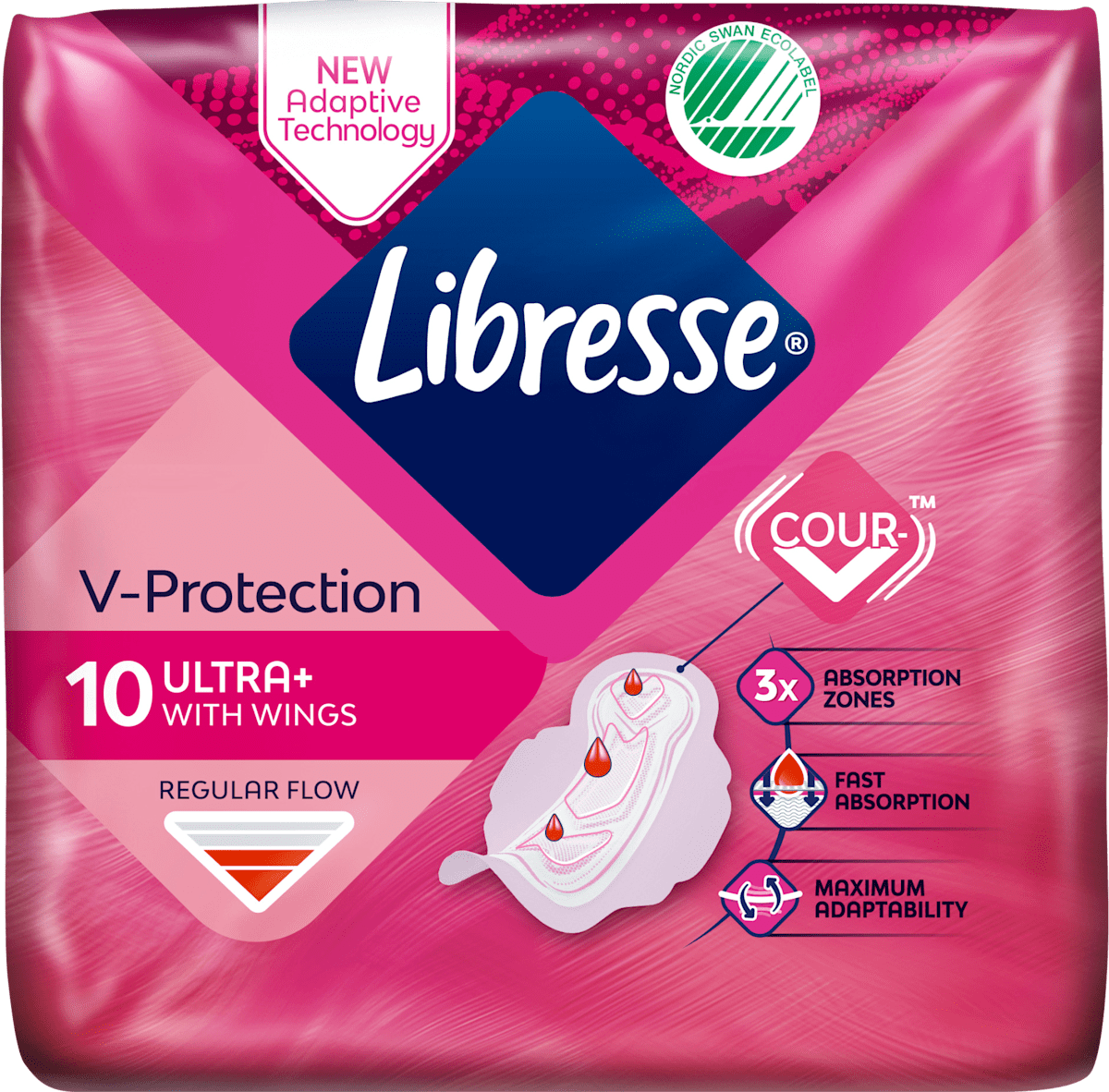 Libresse Дамски превръзки Ultra normal+, 10 бр. Пазарувай трайно ...
