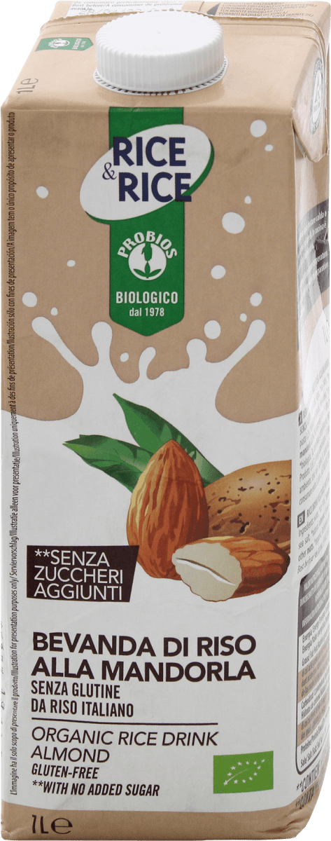 PROBIOS Bevanda biologica a base di riso alle mandorle, 1 l Acquisti ...