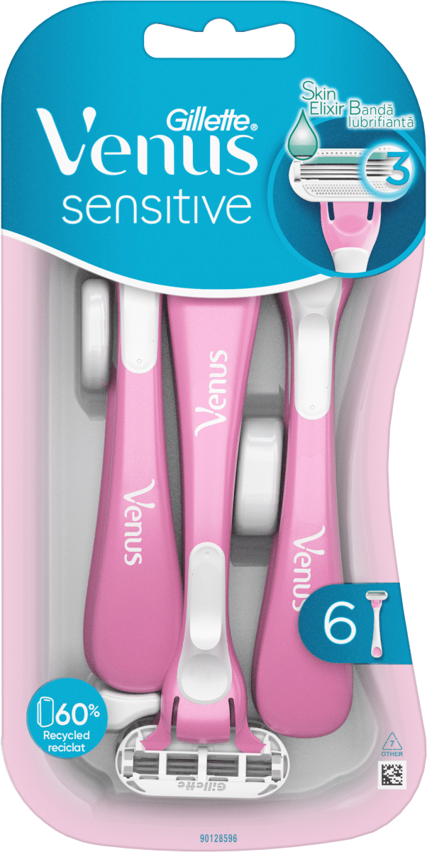 Gillette Venus Самобръсначка Venus Sensitive 6 бр Пазарувай трайно изгодно онлайн