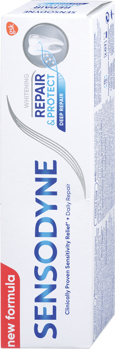 SENSODYNE Pastă de dinți Repair & Protect Whitening, 75 ml cumpără ...