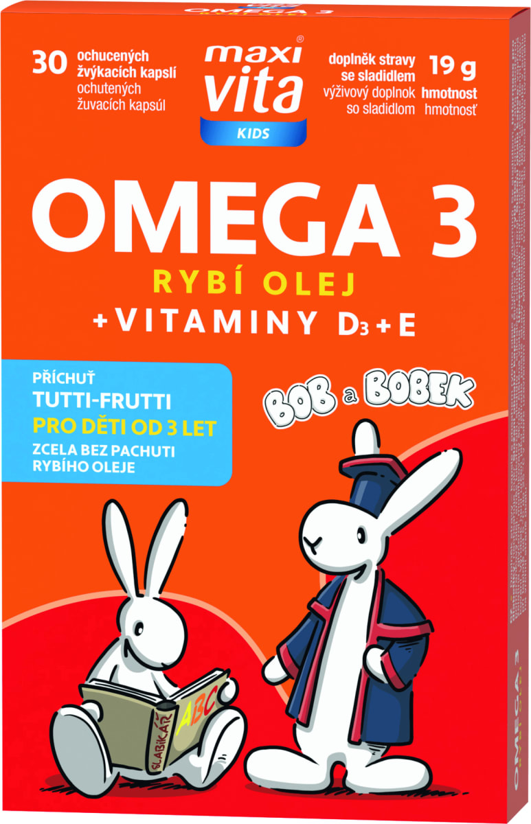 Maxi Vita Omega 3 kapsle rybí olej, 30 ks | dm.cz