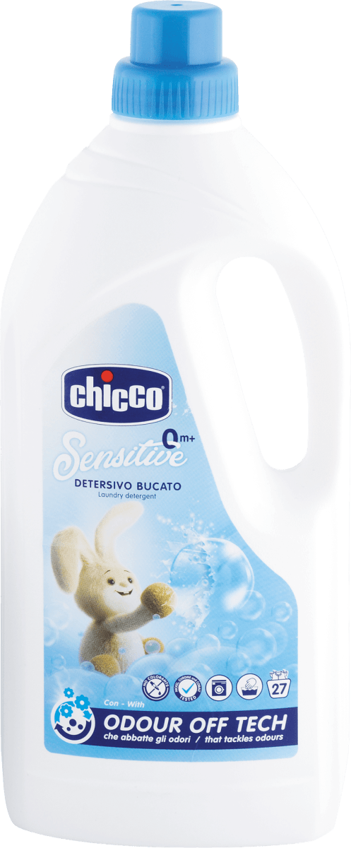 Chicco Sensitive tečni detergent za pranje veša, 0+ meseci, 1,5 l ...