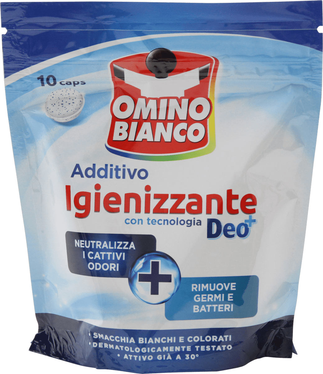 Omino Bianco Additivo igienizzante per bucato in caps, 10 pz Acquisti ...