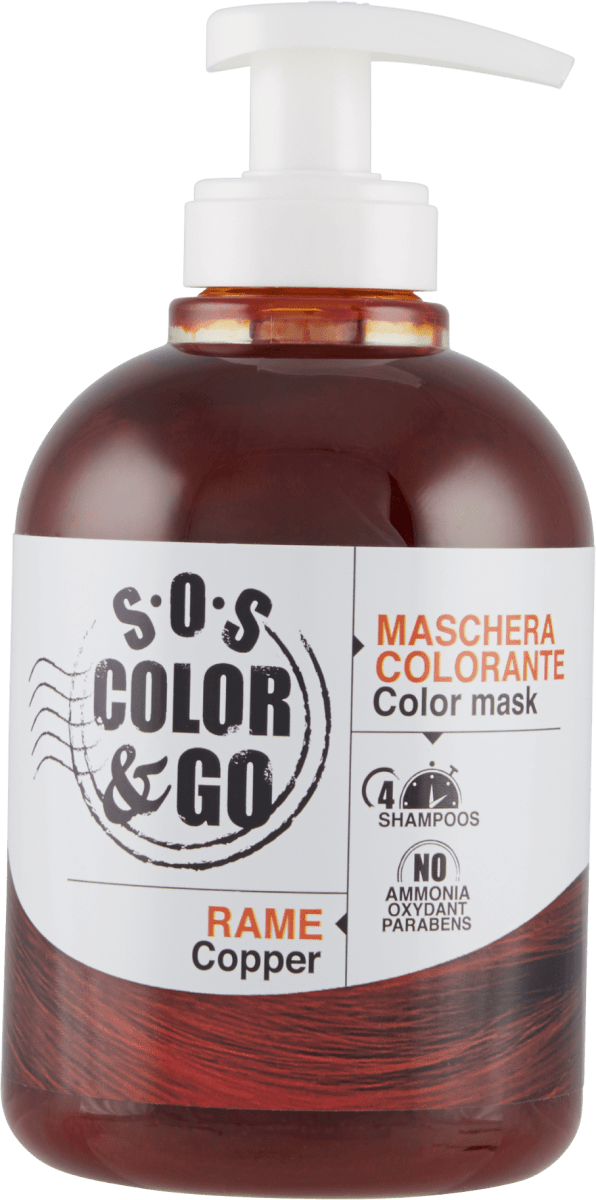 ALAMA PROFESSIONAL SOS Color&Go maschera colorata rame, 300 ml Acquisti ...