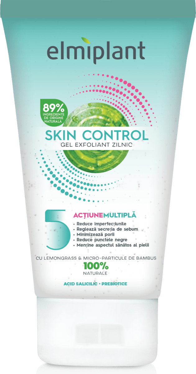 Elmiplant Skin control gel exfoliant zilnic pentru față, 150 ml cumpără ...