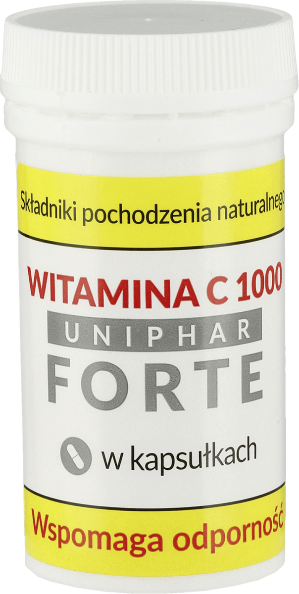 UNIPHAR Witamina C 1000 FORTE, kapsułki, 30 szt. kupuj online, zawsze w najniższych cenach ...