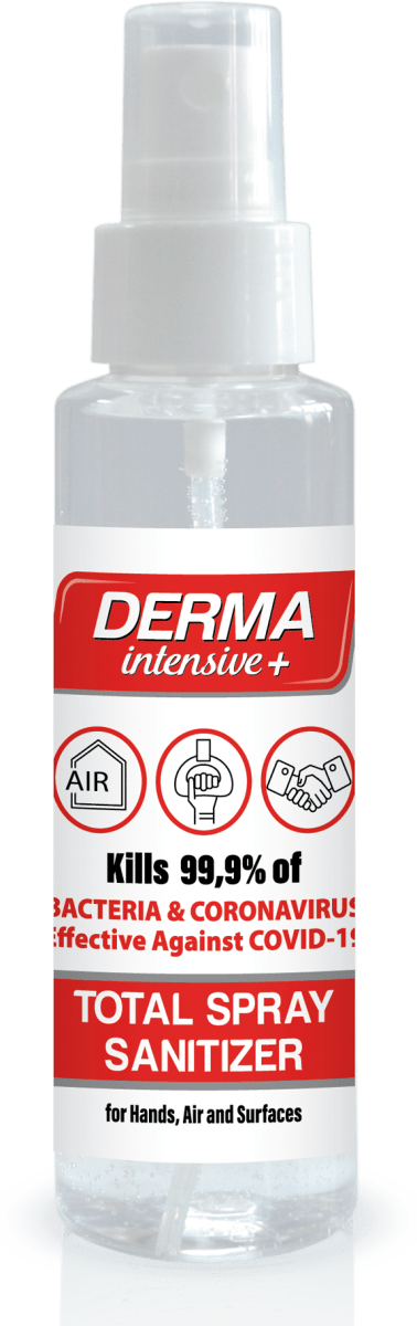 DERMA intensive + Дезинфекциращ спрей, 100 ml Пазарувай трайно изгодно ...