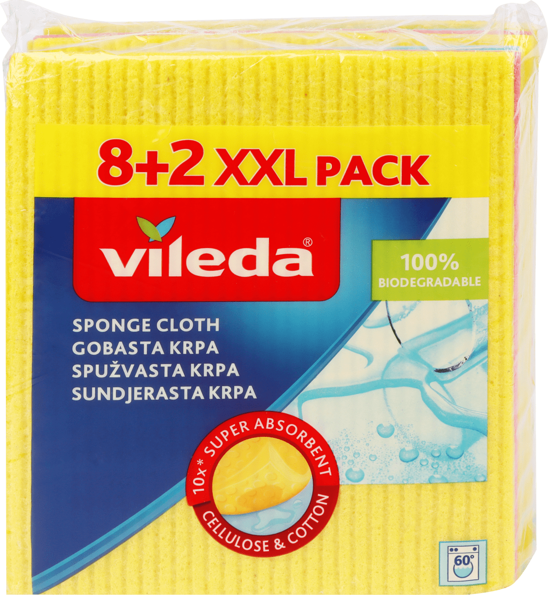 vileda Spužvasta krpa, 10 kom. | dm.hr