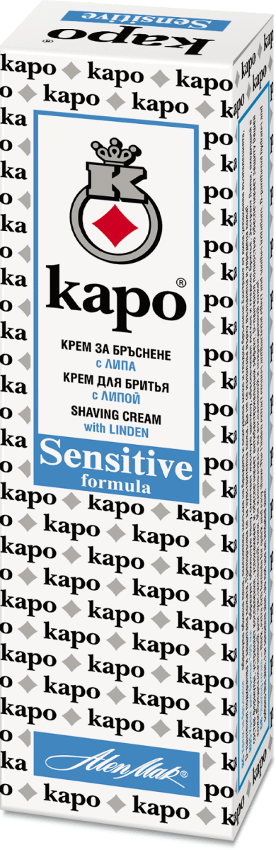 каро Крем за бръснене Sensitive, 100 ml Пазарувай трайно изгодно онлайн