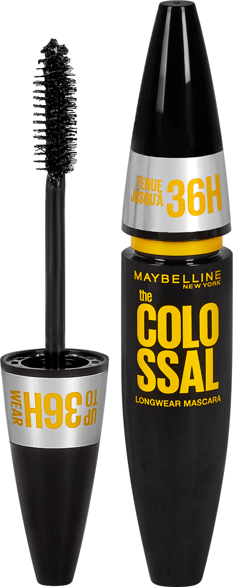 MAYBELLINE NEW YORK The Colossal 36H Mascara waterproof 01 Black, 10 ml ...