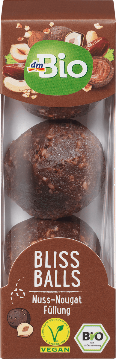 dmBio Bliss Balls Nuss-Nougat, 60 g dauerhaft günstig online kaufen | dm.de