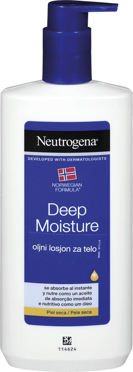 Neutrogena Deep Moisture - uljani losion za telo, 400 ml povoljna ...