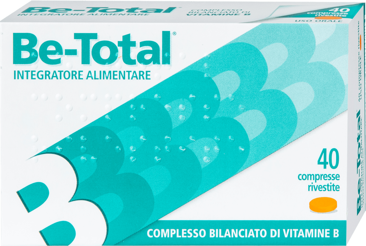 Be-Total Integratore alimentare di vitamine B, 40 pz Acquisti online ...