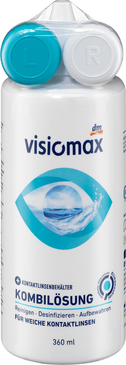 VISIOMAX Kontaktlinsen-Pflegemittel Kombilösung, 360 ml dauerhaft ...