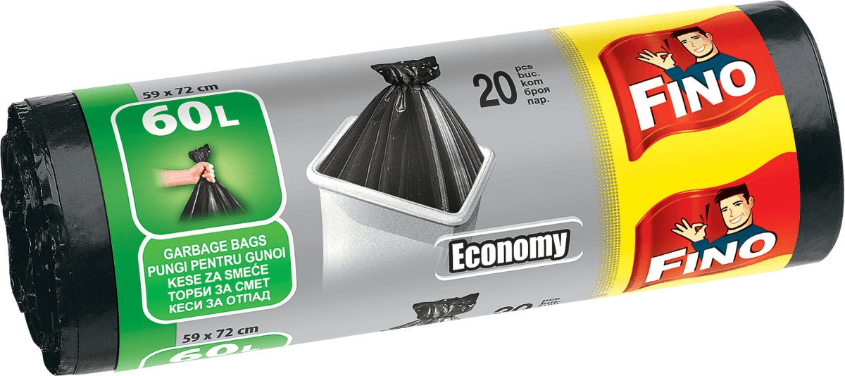 FINO Kese za smeće, 60l, 20 kom povoljna online kupovina | dm.rs