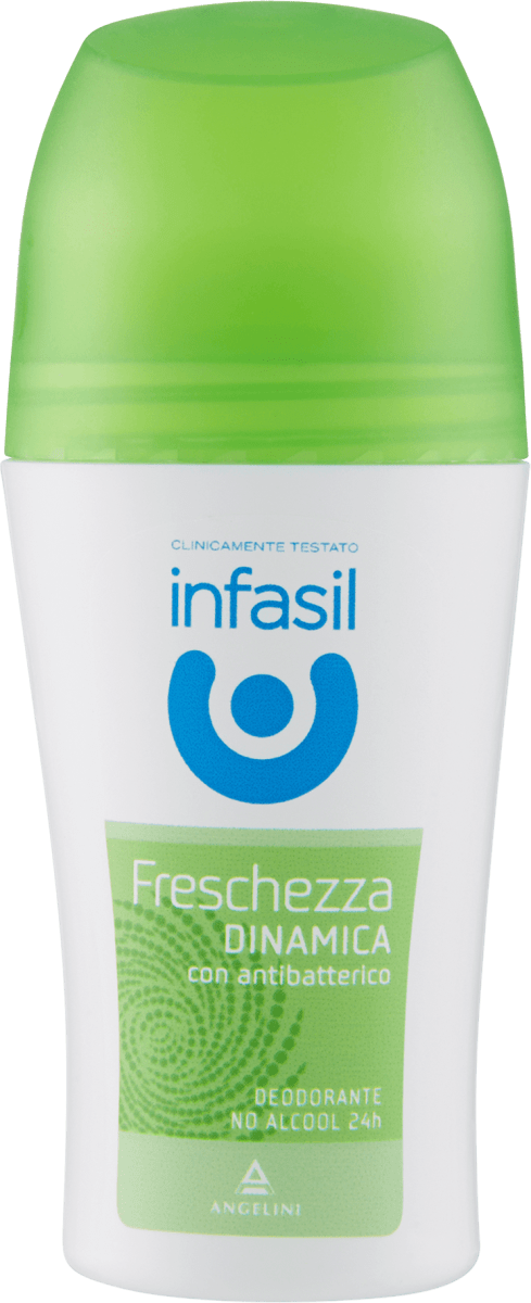 infasil Deodorante roll-on antibatterico Freschezza Dinamica, 50 ml ...