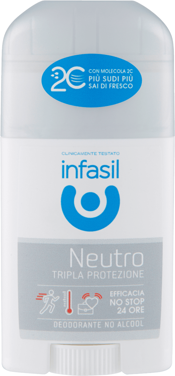 infasil Deodorante stick Neutro Tripla Protezione, 40 ml Acquisti ...