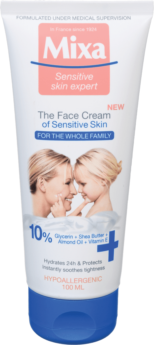 Mixa Крем за чувствителна кожа, 100 ml Пазарувай трайно изгодно онлайн