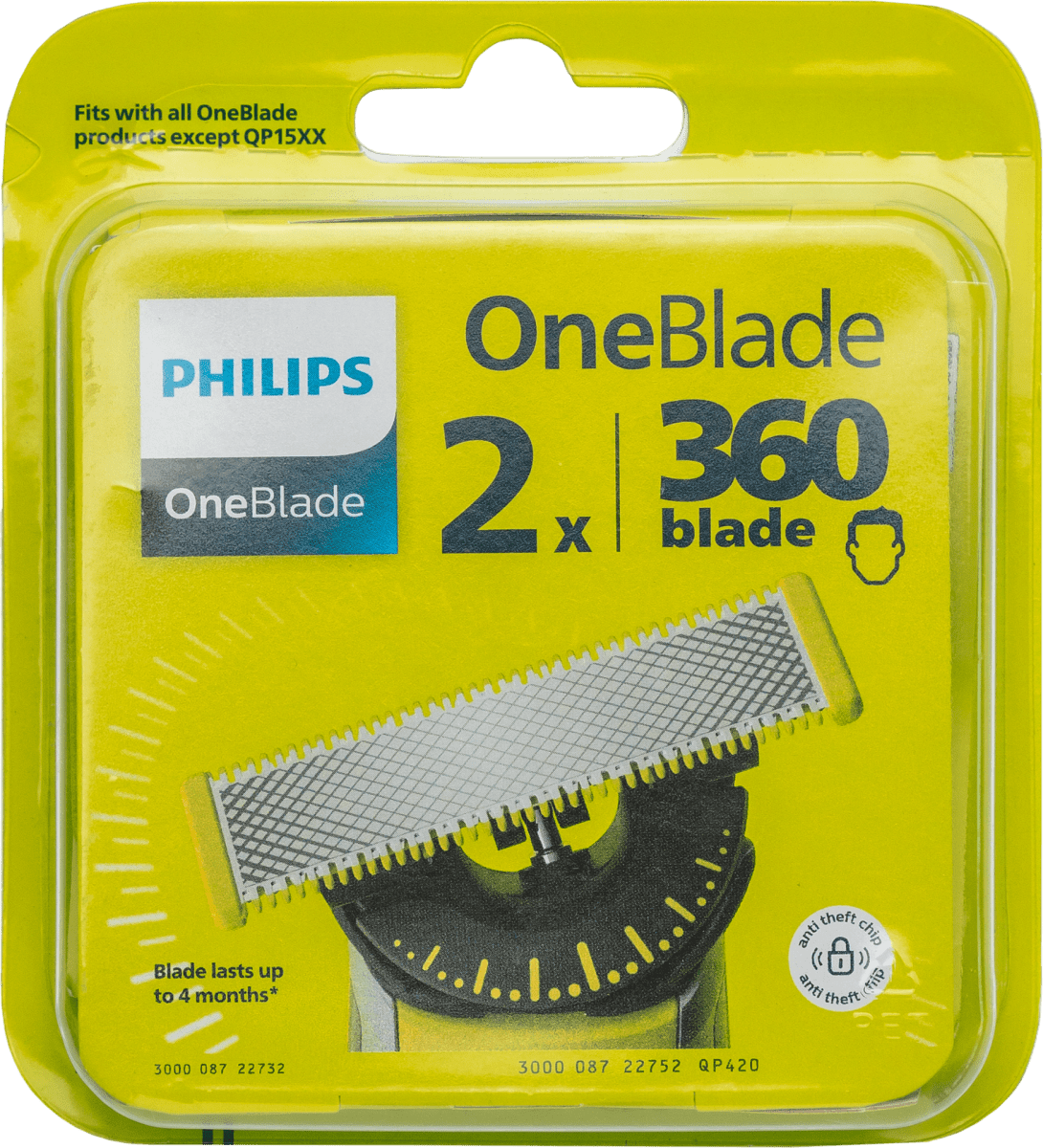 Philips náhradní břity OneBlade na tvář, 2 ks | dm.cz