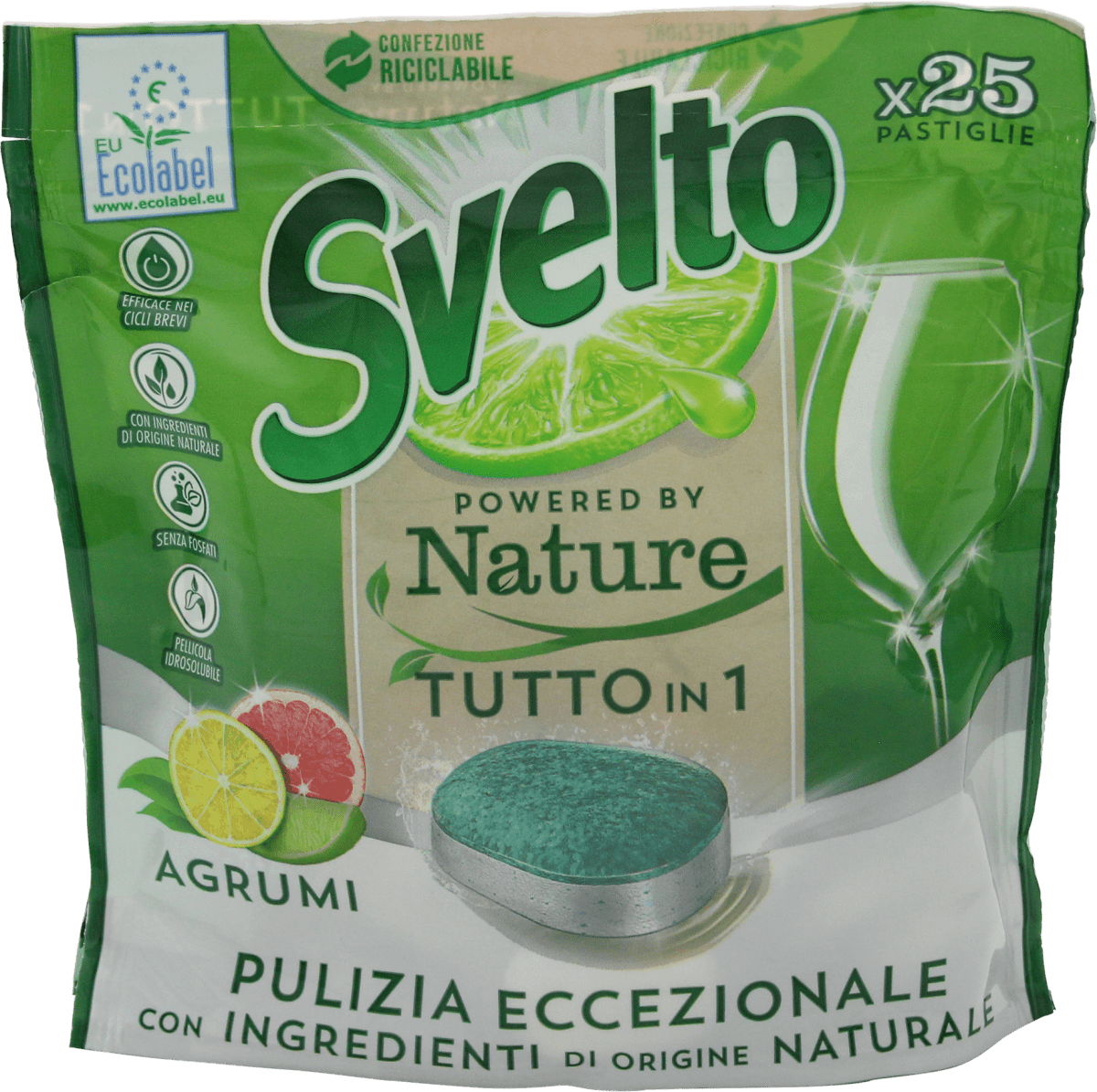 Svelto Tutto In 1 Powered By Nature tabs agli agrumi, 25 pz Acquisti ...