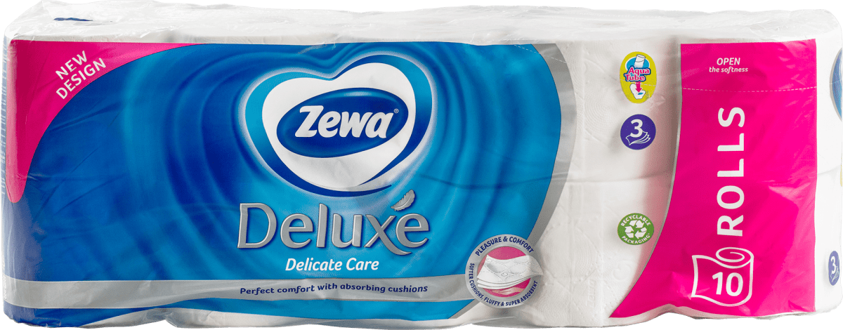 Zewa Deluxe Delicate Care toaletni papir - 3-slojni, 10 kom povoljna online kupovina | dm.rs