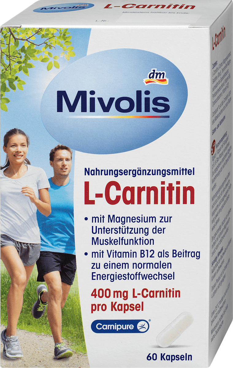 Mivolis L-karnitin kapsule s vitaminima B skupine i magnezijem, 60 kom ...