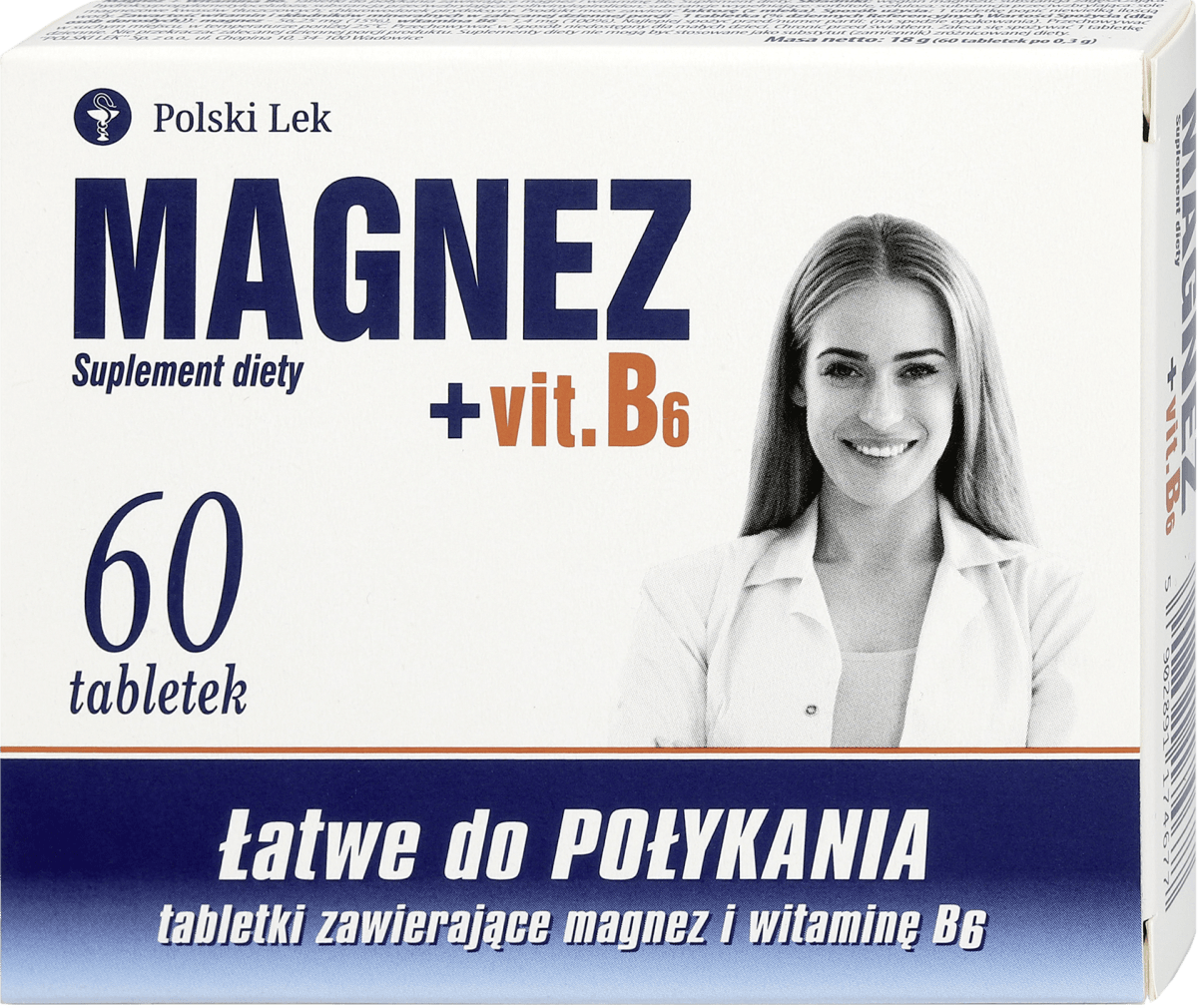 Polski Lek Tabletki zawierające magnez i witaminę B6, 12 szt. kupuj ...