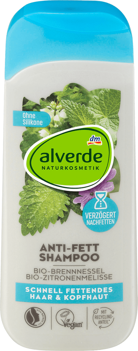 alverde NATURKOSMETIK Shampoo Anti Fett Bio-Brennnessel, Bio ...