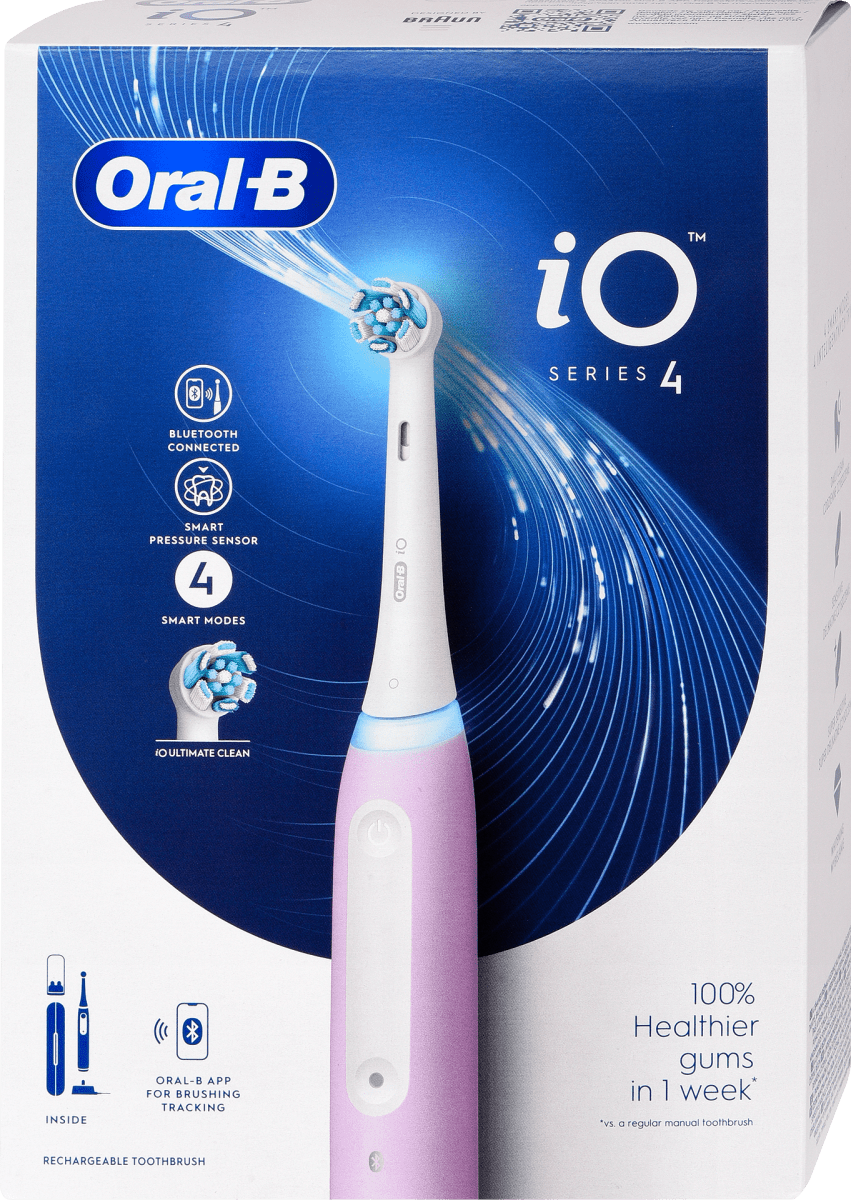 Oral-B elektrický zubní kartáček iO Series 4 Lavender, 1 ks | dm.cz