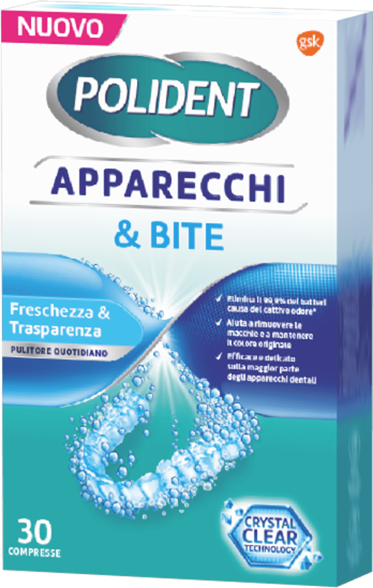 Polident Compresse Apparecchi & Bite, 30 pz Acquisti online sempre ...