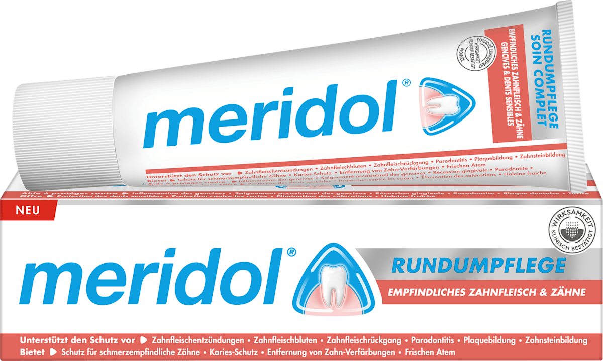 meridol Zahnpasta Rundumpflege, 75 ml dauerhaft günstig online kaufen ...