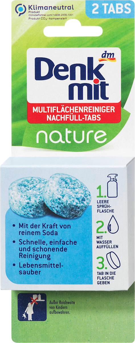 Denkmit nature Multiflächenreiniger Nachfüll-Tabs, 2 St | dm.at