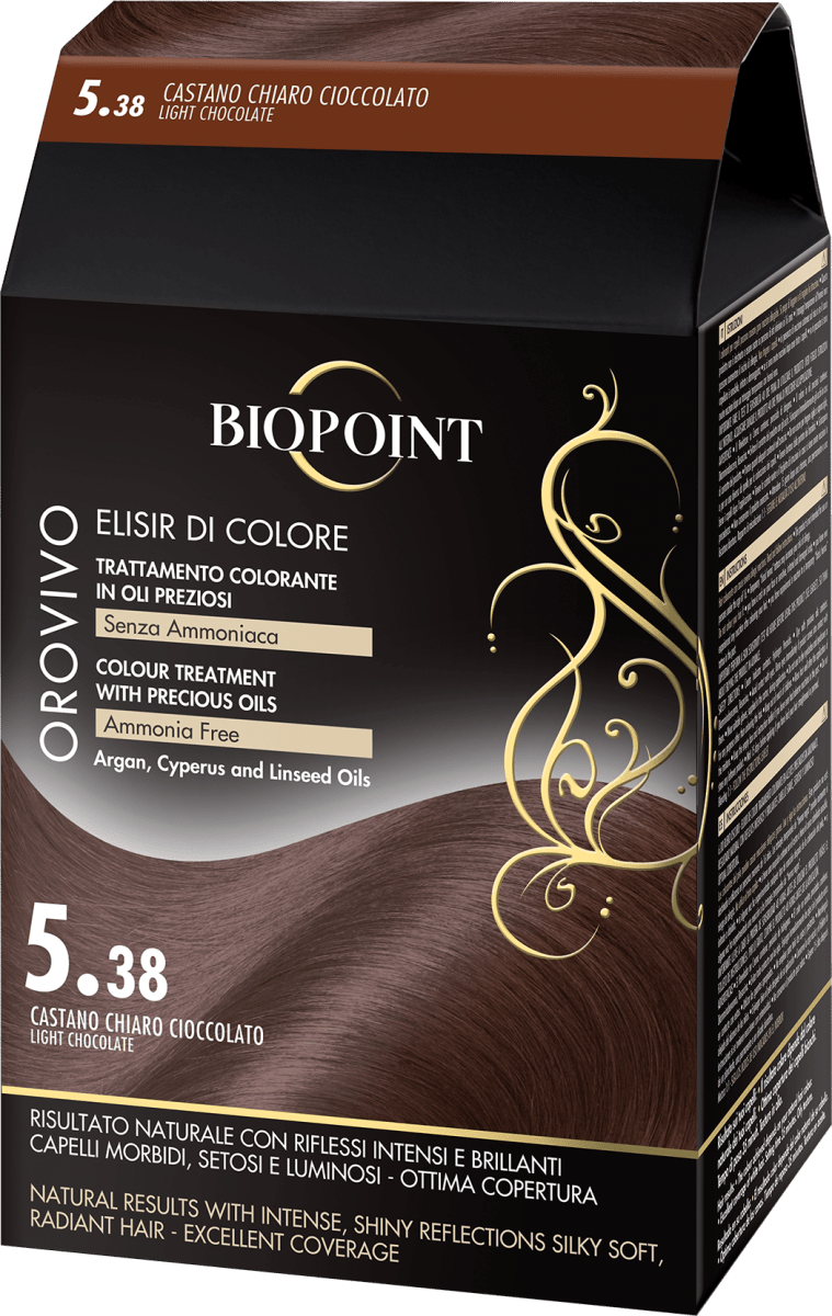 BIOPOINT Colore Orovivo 5.38 Castano Chiaro Cioccolato, 1 pz Acquisti ...