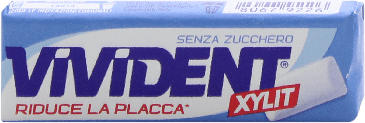 VIVIDENT Chewing gum senza zucchero, 13,5 g Acquisti online sempre ...