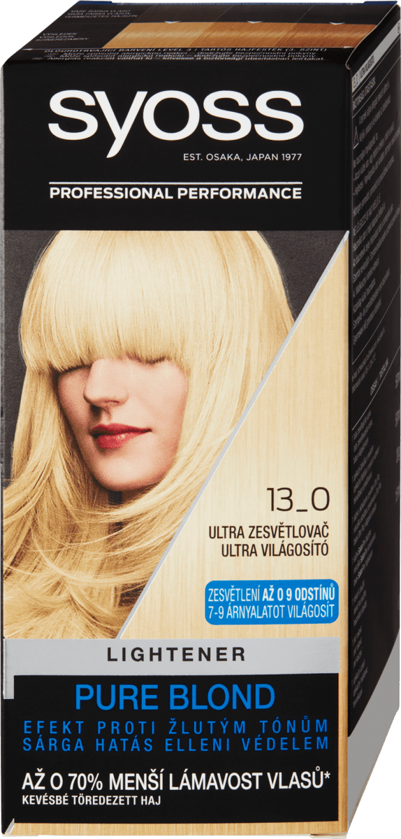 Syoss Color Posvjetljivač za kosu - 13-0 Ultra Lightener, 1 kom ...