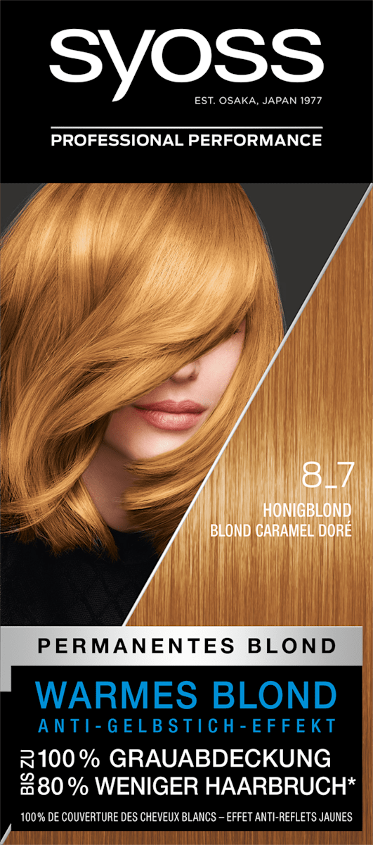 Syoss Haarfarbe 8-7 Honigblond, 1 St dauerhaft günstig online kaufen ...
