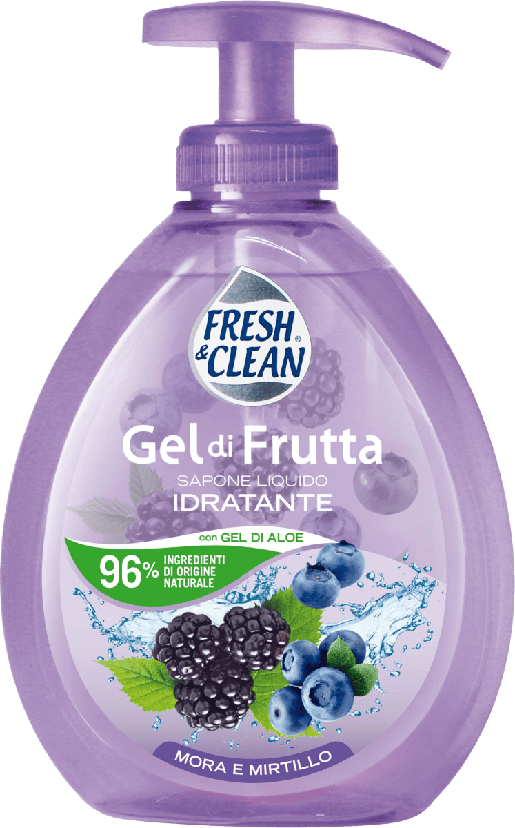 FRESH & CLEAN Sapone Liquido Mora e Mirtillo, 300 ml Acquisti online ...