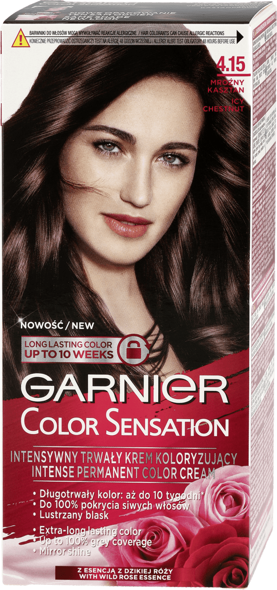 GARNIER Color Sensation Krem koloryzujący 4.15 Mroźny kasztan, 1 szt ...