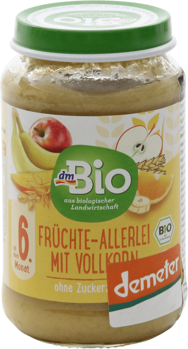 dmBio Omogeneizzato con frutta mista e cereali integrali, 190 g ...