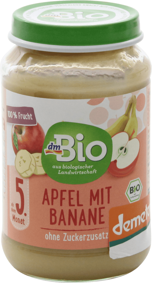 dmBio Purea di mela con banana, 190 g Acquisti online sempre ...