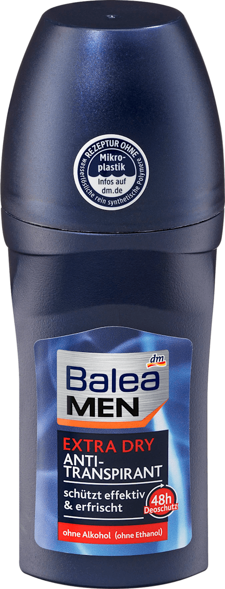 Balea MEN Deodorant roll-on extra dry bărbați, 50 ml cumpără permanent ...
