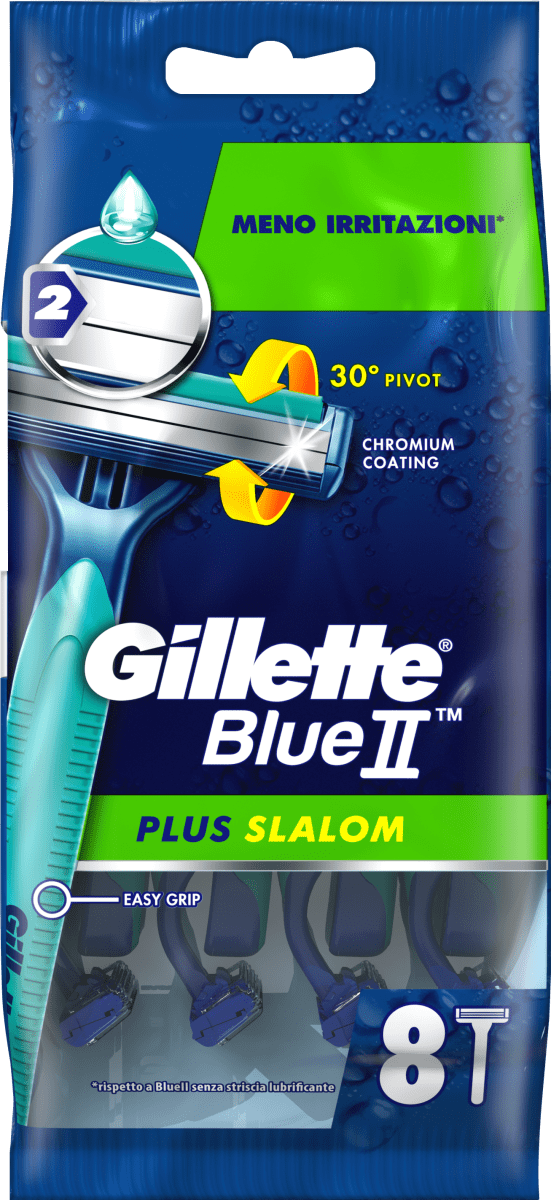 Gillette Rasoi usa e getta Blue II Plus Slalom, 8 pz Acquisti online ...