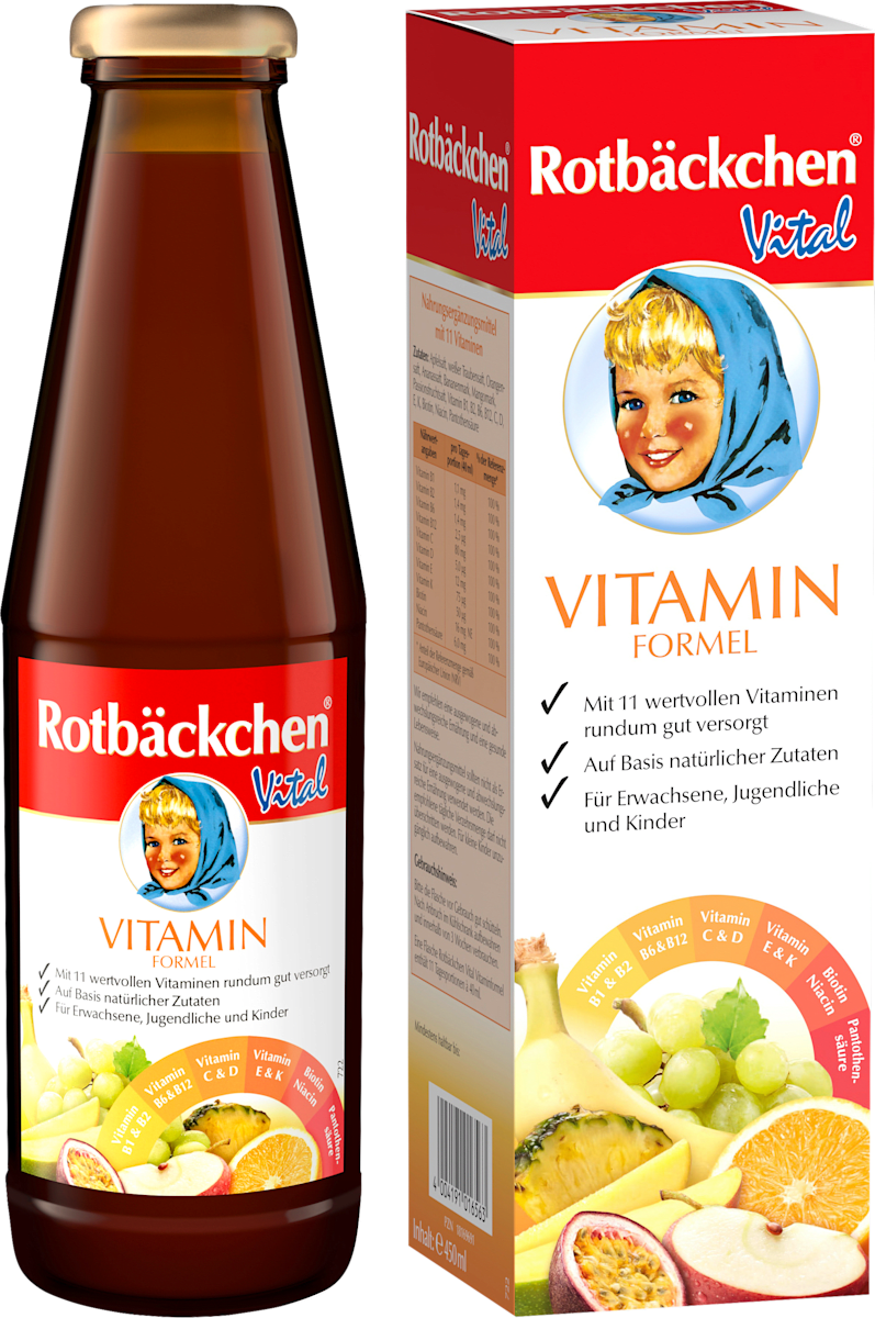 Rotbäckchen Saft Vital Vitaminformel, 450 ml dauerhaft günstig online ...