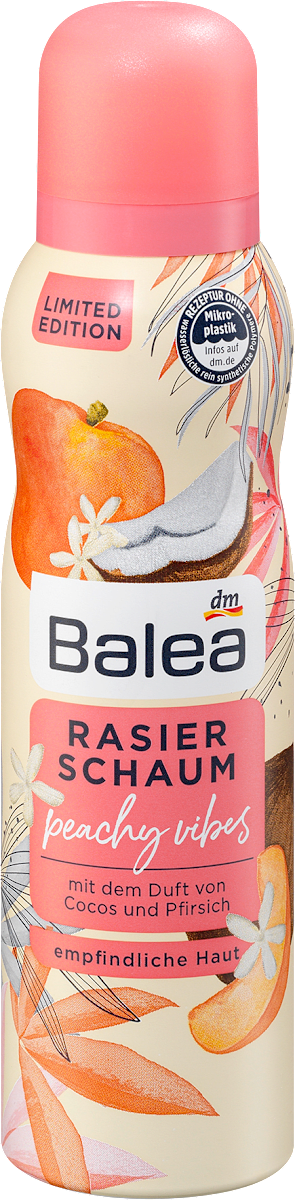 Balea Rasierschaum Peachy Vibes, 150 ml dauerhaft günstig online kaufen ...