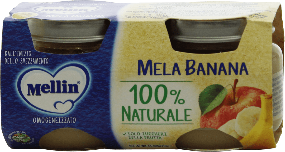 Mellin Omogeneizzato mela e banana, 200 g Acquisti online sempre ...
