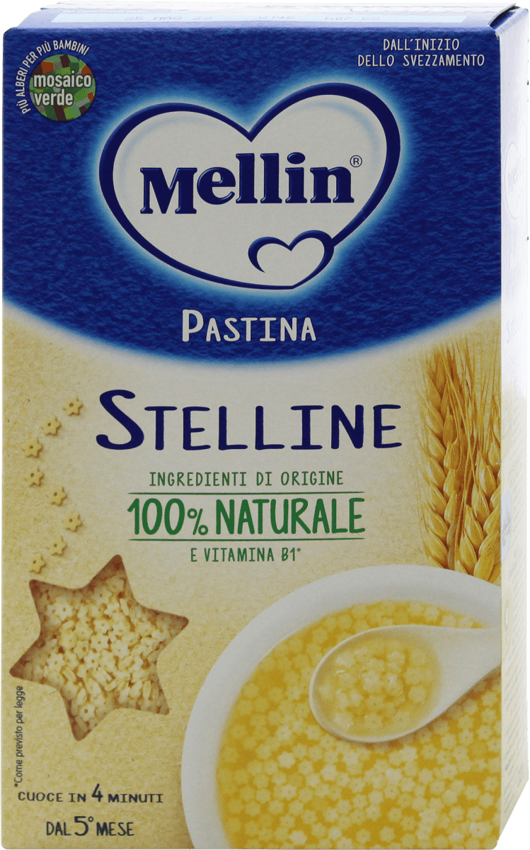 Mellin Pastina stelline, 320 g Acquisti online sempre convenienti | dm ...