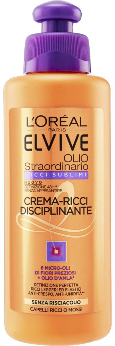 L'Oreal Paris ELVIVE Olio Straordinario Trattamento in crema Ricci ...