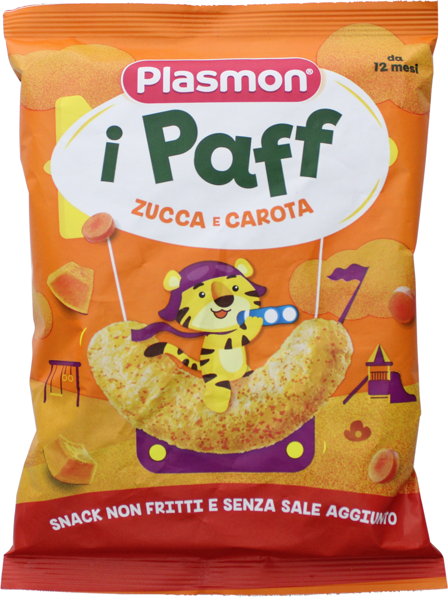 Plasmon Paff con zucca e carota, 15 g Acquisti online sempre ...