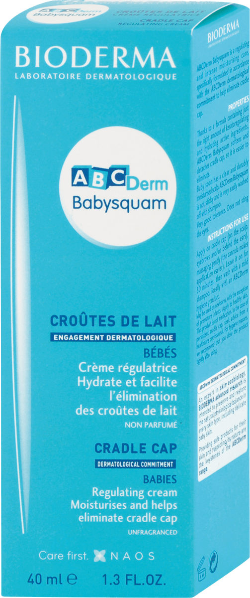 BIODERMA Krém na mliečne chrasty ABC Derm Babysquam, 40 ml nakupujte ...