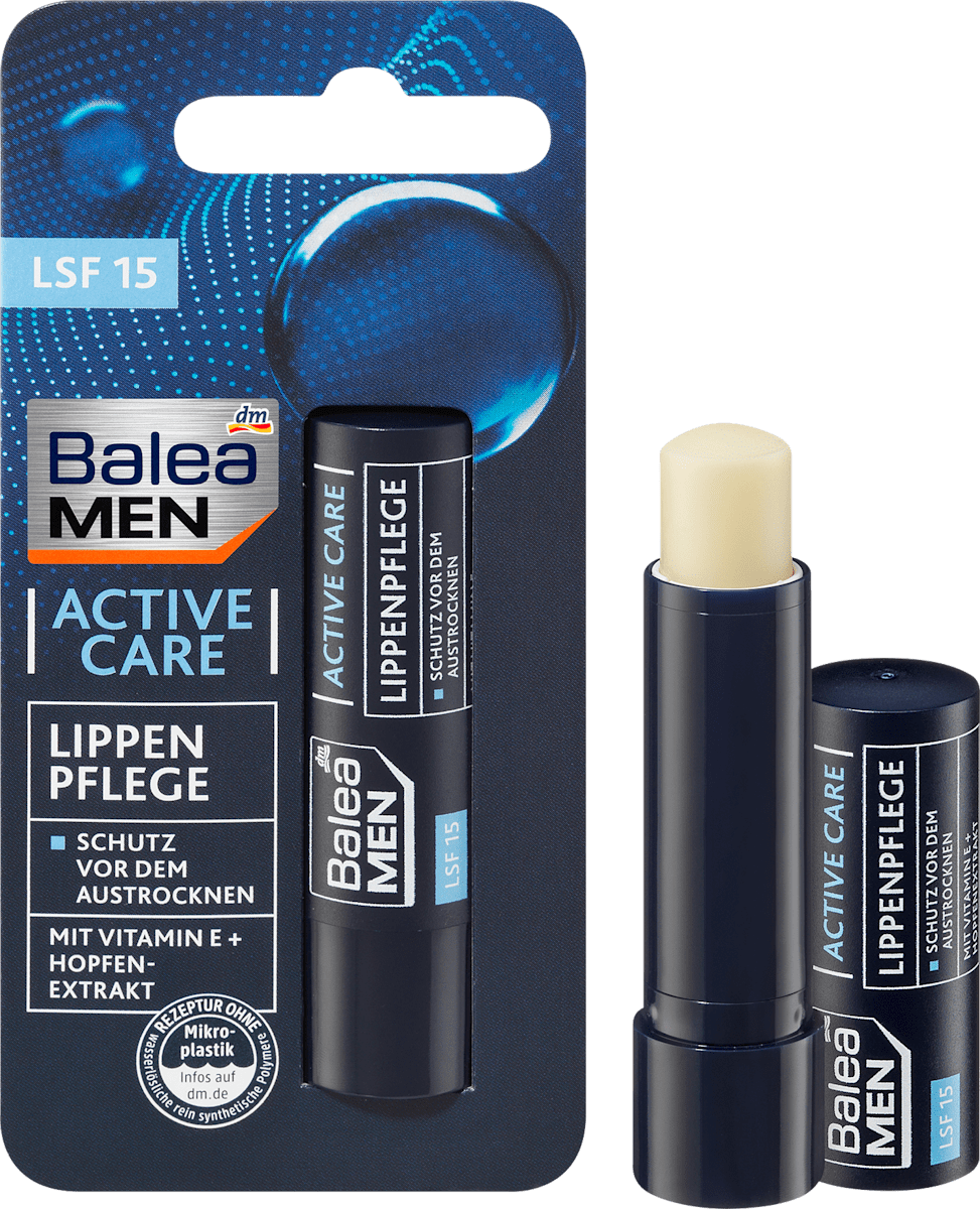 Balea MEN ACTIVE CARE Balzam za usne, SPF 15, 4,8 g povoljna online ...